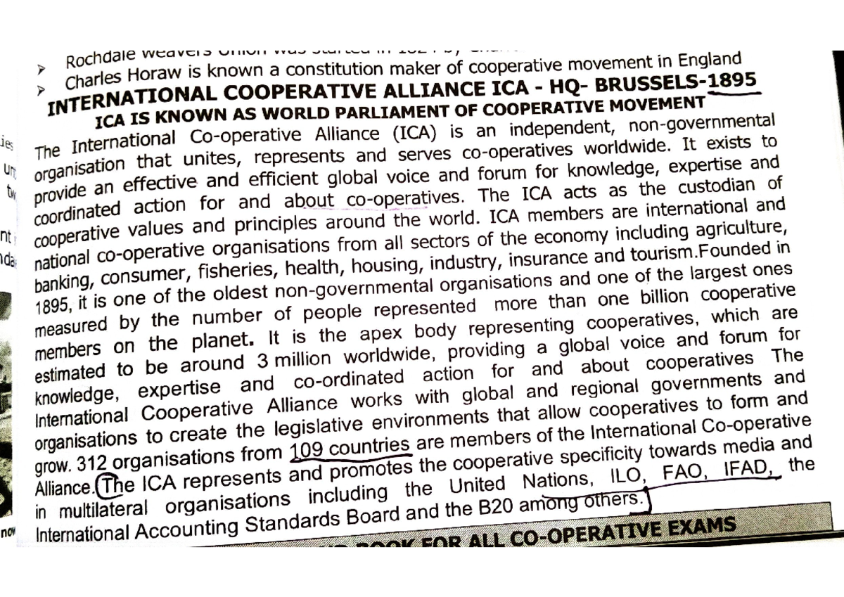 ICA - Its lecture notes - B. Com Co. Operation - Studocu