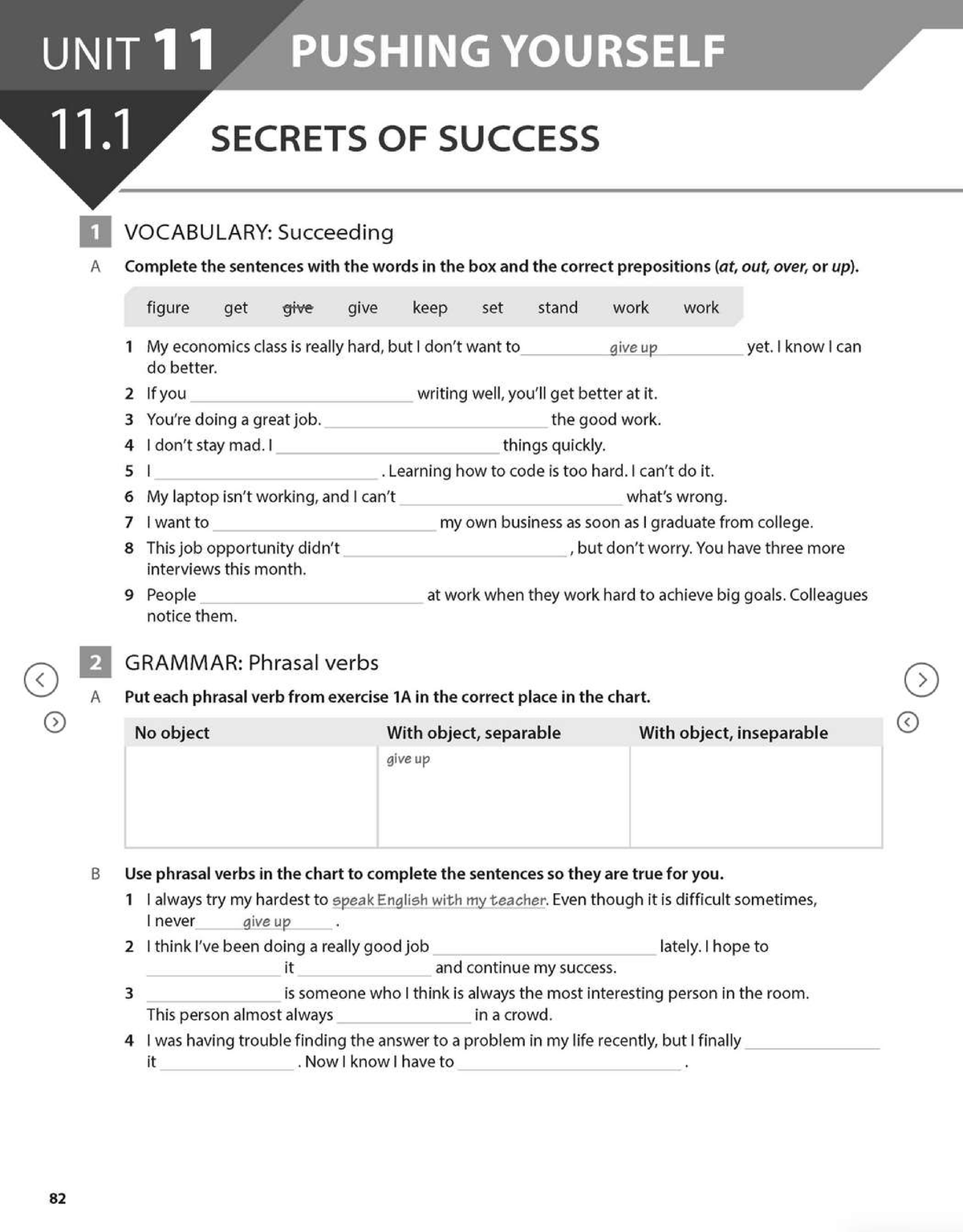 Unidad 11 WORK BOOK - Ejercicios Woork book - Inglés 3 - Studocu