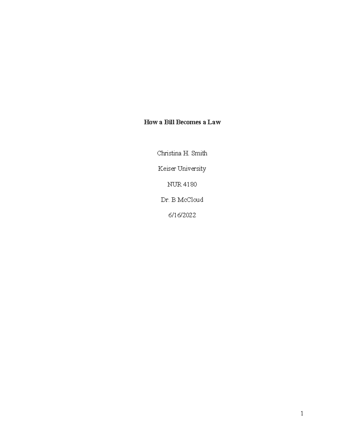 How a Bill Becomes a Law - Paper on how bills become laws - How a Bill ...