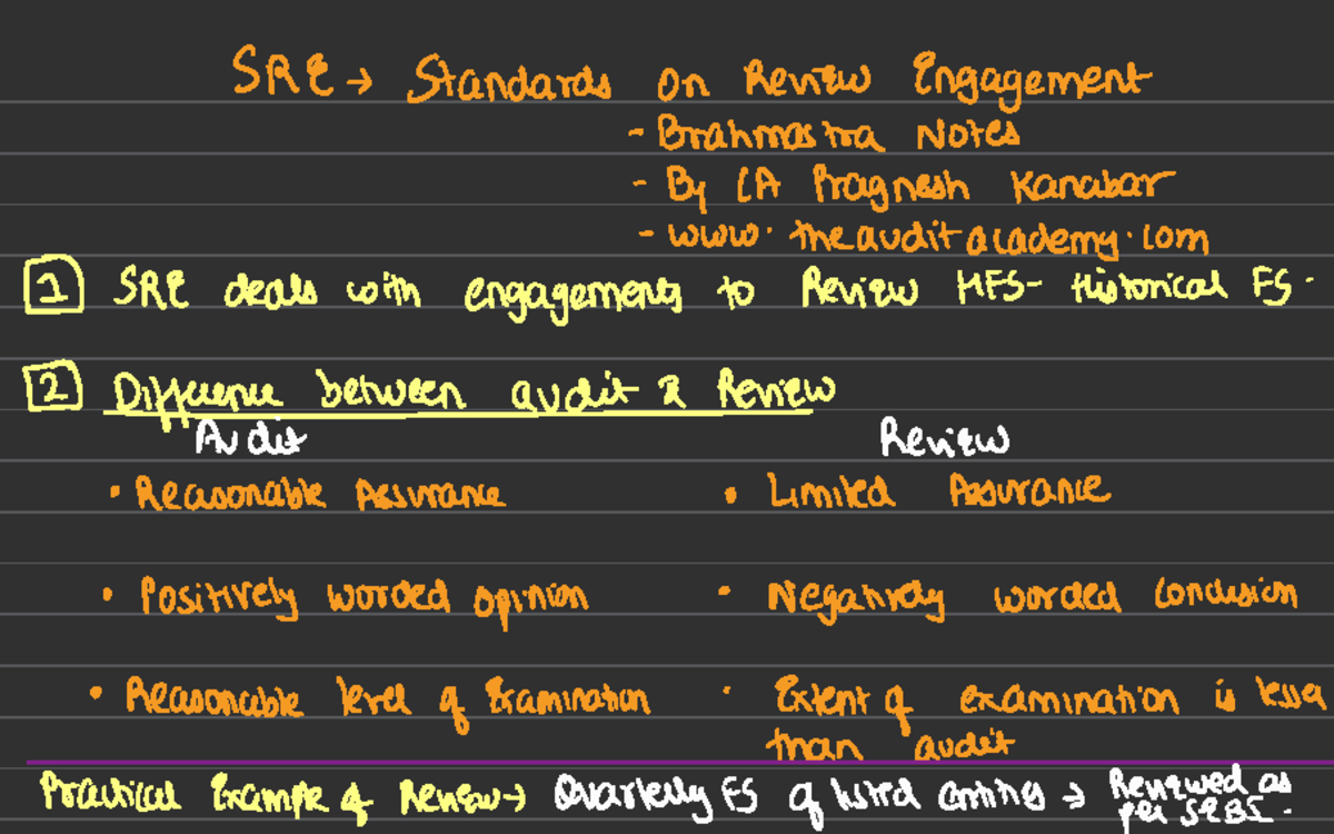 SRE Brahmastra Notes 240504 2000 17 - SRE-Standards On Review ...