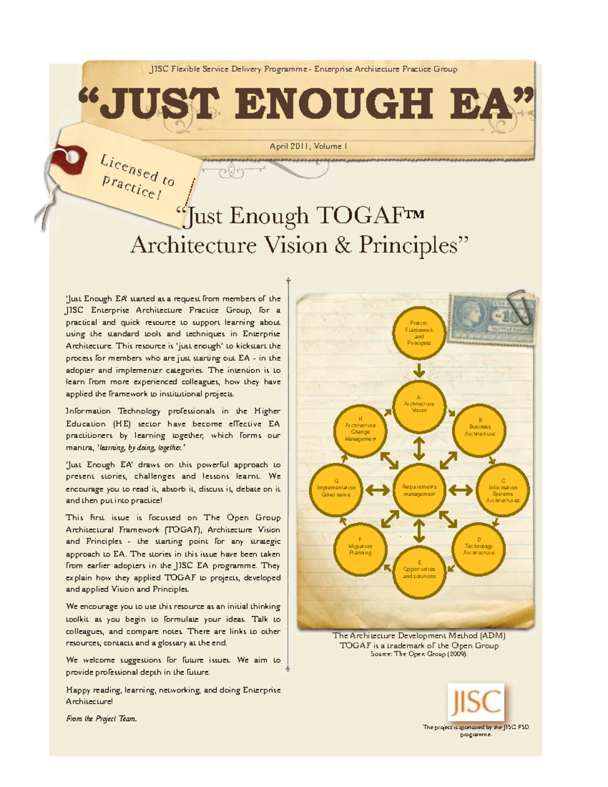 Just Enough Togaf - Material de soporte - JISC Flexible Service ...