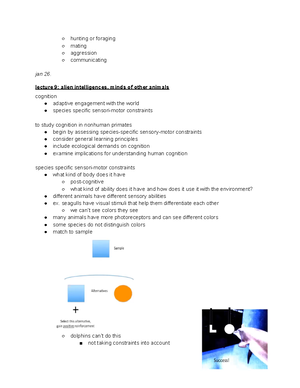 COGS 1 - Lecture 1 - COGS 1 Lecture 1 What is Cognitive Science ...
