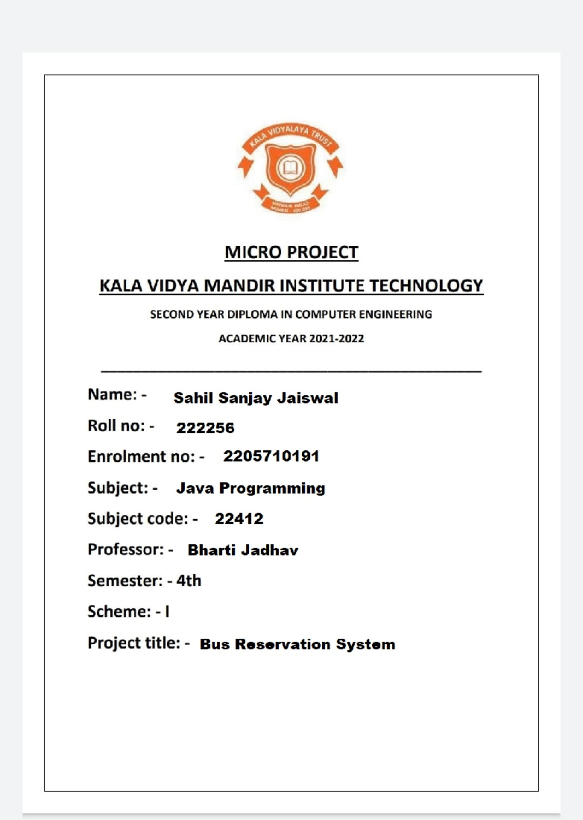Bus Reservation System - A MICRO PROJECT ON "Bus reservation system" 1 ...