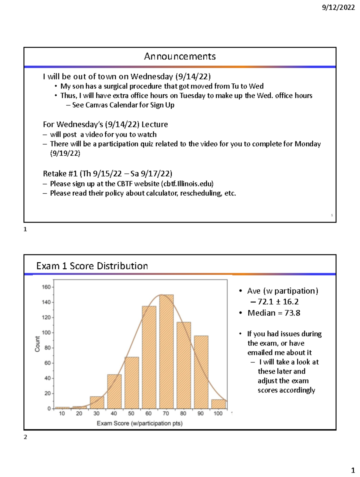 Lecture 06 M 9-12-22 Quantum Models of Atom, Schroedinger Eq, QNs (Post ...