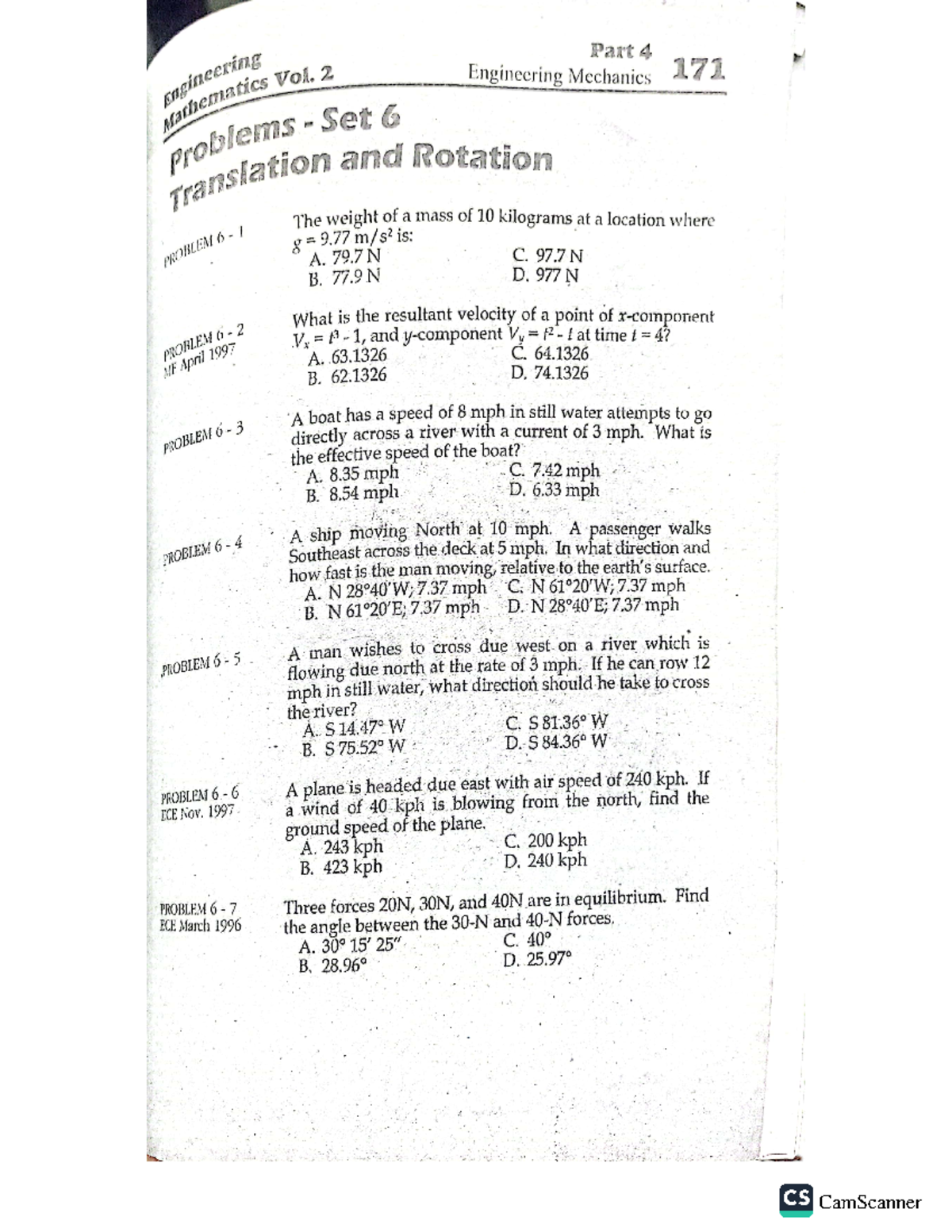 Dynamics Sample Problems - engincerine Part 4 Vol. 2 Engineering ...