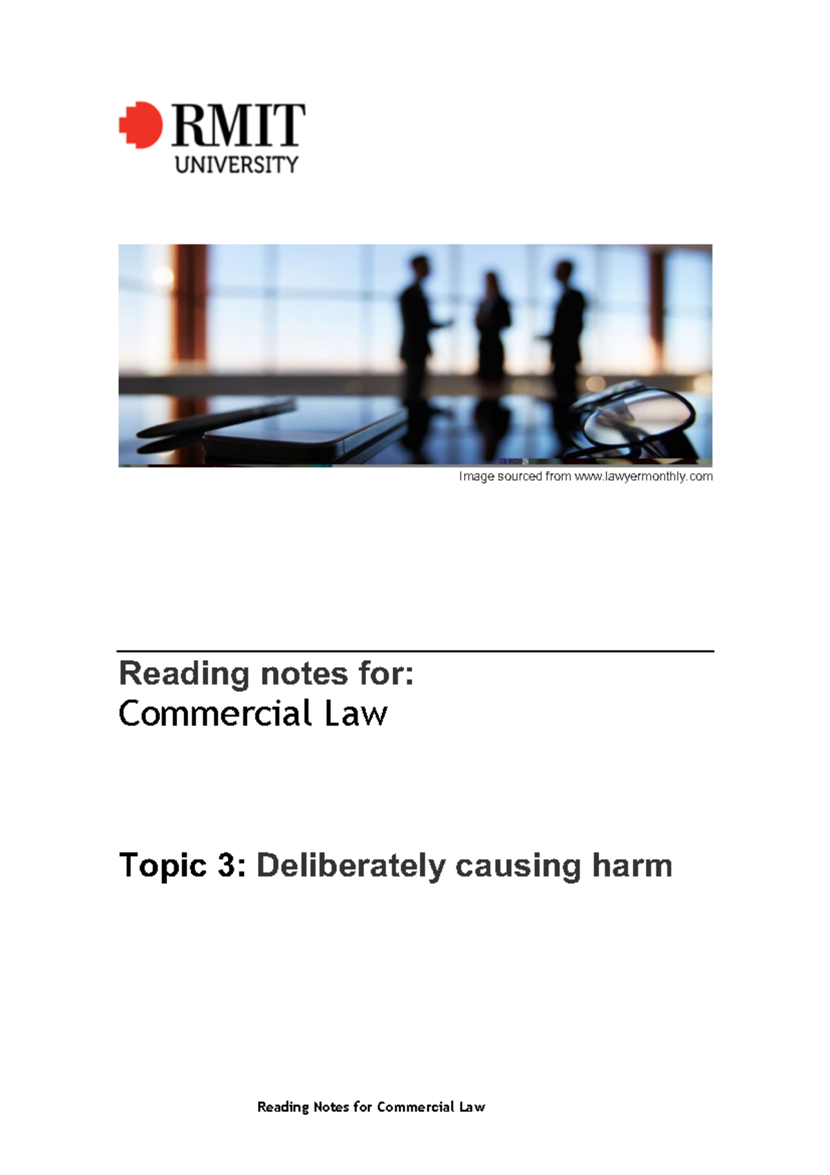 Topic 3, Deliberately Causing Harm-1 (3) (4) - Reading Notes for ...