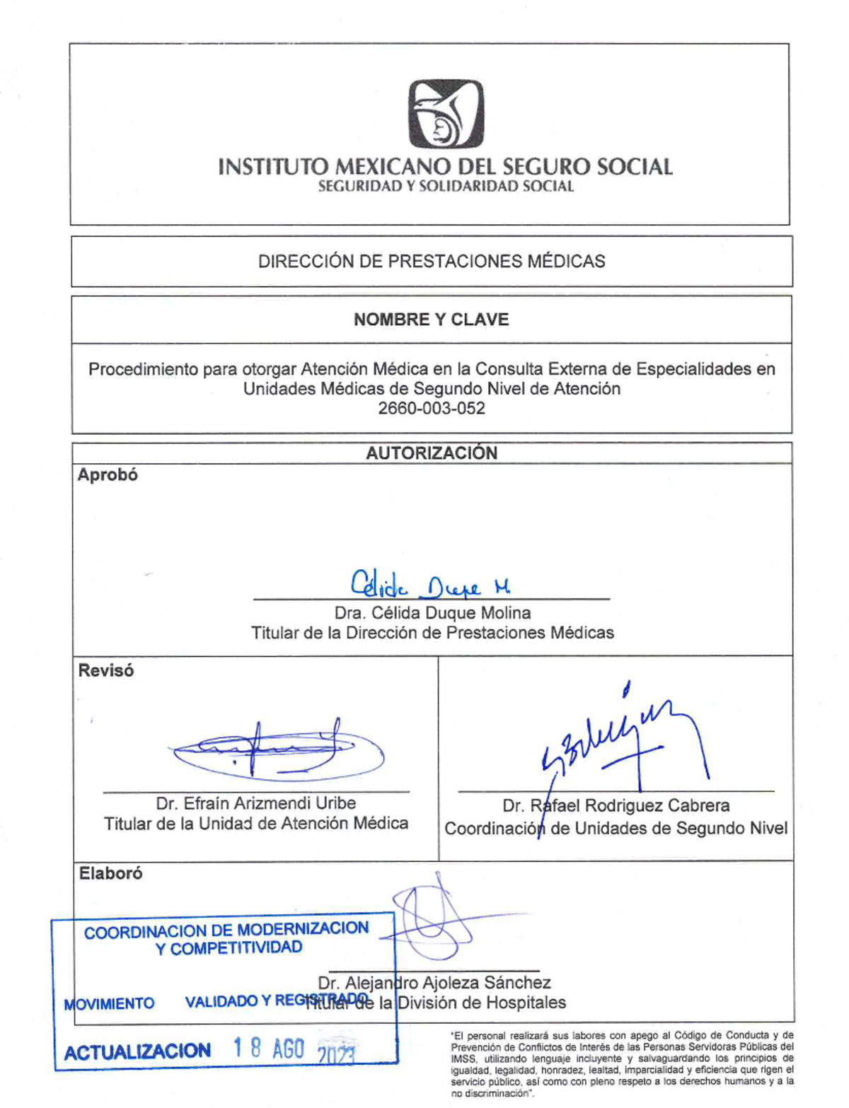 2660-003-052 - Jbchjj - ÍNDICE Página 1 Base normativa 3 2 Objetivo 3 3 ...