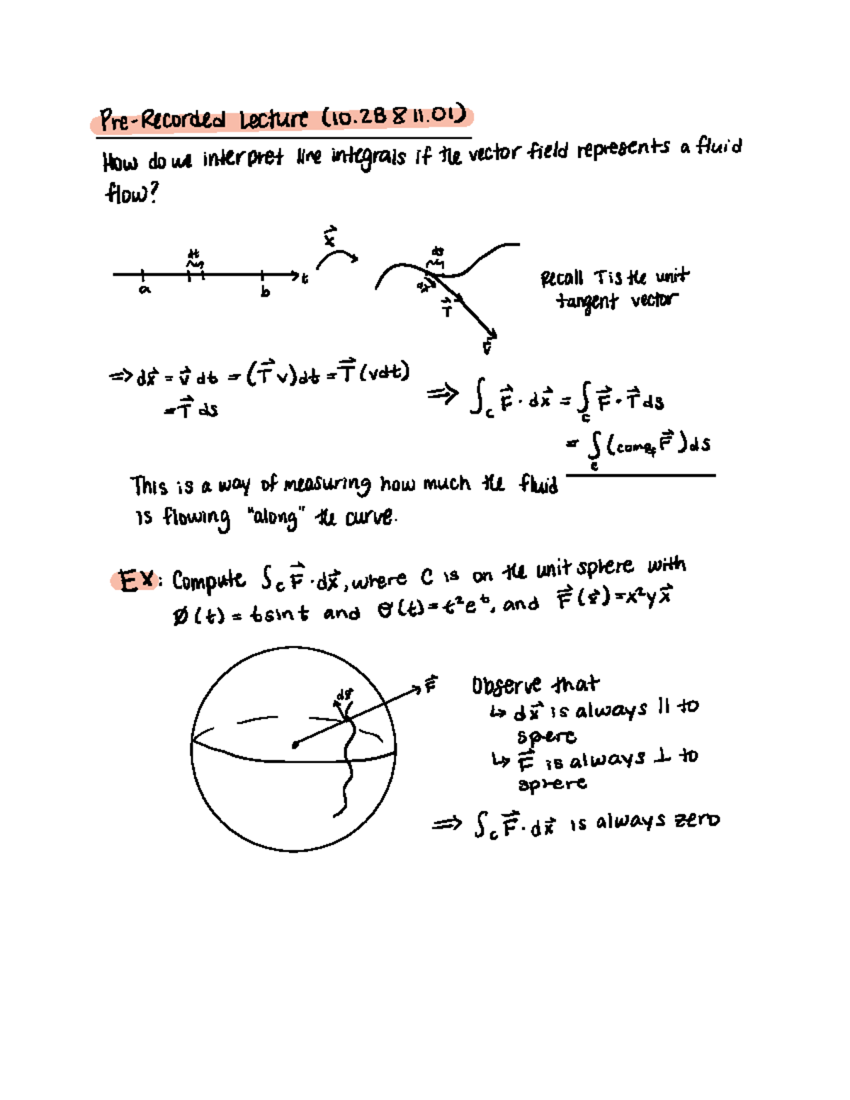 Fundamental Theorem Of Line Integrals - Lecture (10 8 v) How do we ...