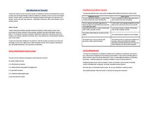 Plog's model of tourism behavior - Plog’s Model of Tourists Behavior ...