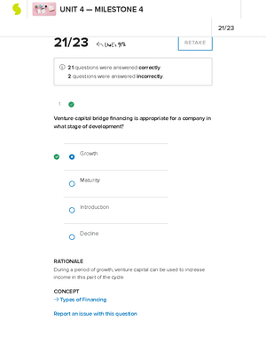 [Solved] Which of the following is true of venture capital a Venture ...