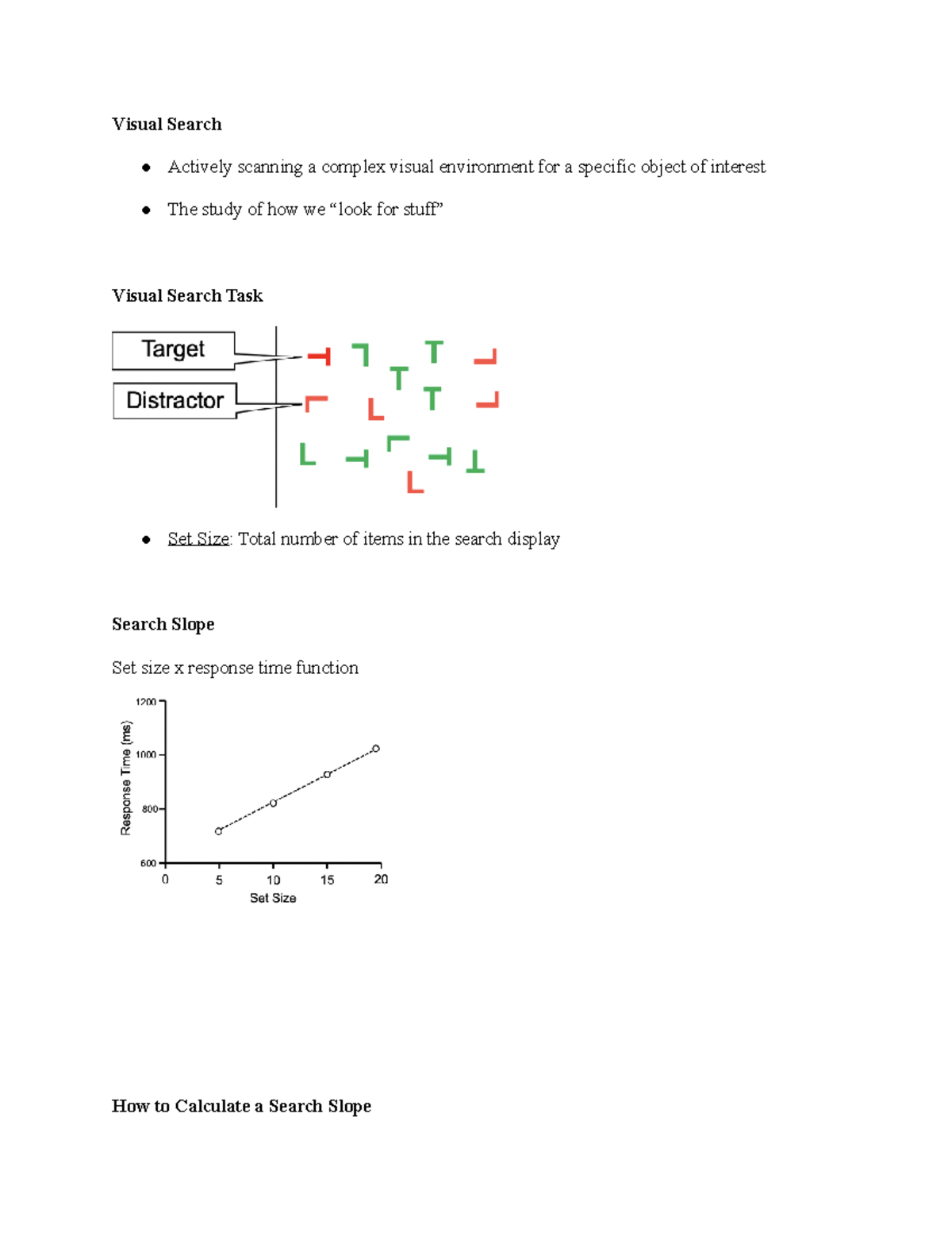Visual Attention II - Visual Search Actively scanning a complex visual ...