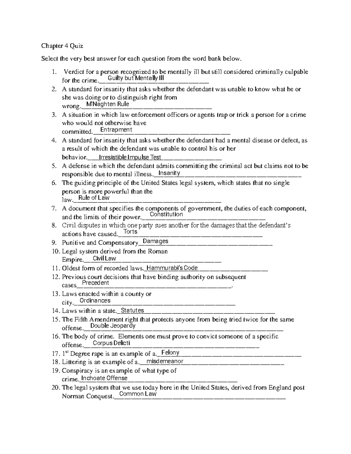 Kami Export - Chapter 4 Quiz (New) - Chapter 4 Quiz Select the very ...