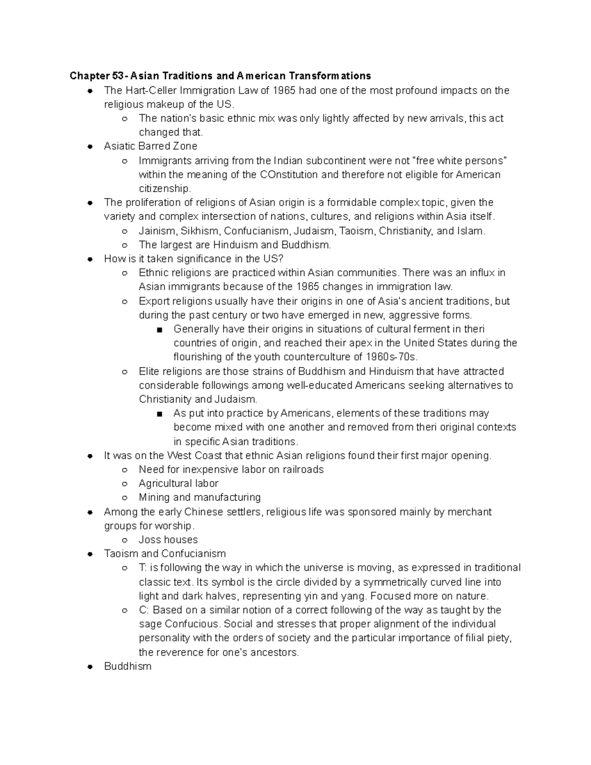 Asain Religion and Asian-American Religion - Chapter 53- Asian ...