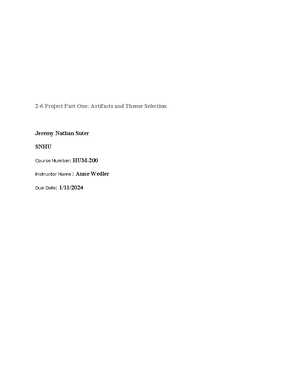 ACC 2002 Module 3 assignment - Module Three Assignment Jeremy N. Suter ...