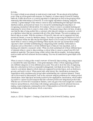 MIS350 7-1 Final Project - MIS 350 – Business Intelligence & Report 7-1 ...