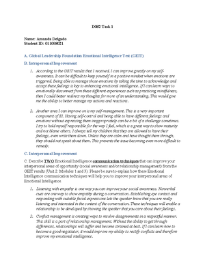 D253 Task 1 Amanda Delgado - D253 - TASK 1: Becoming an Effective ...