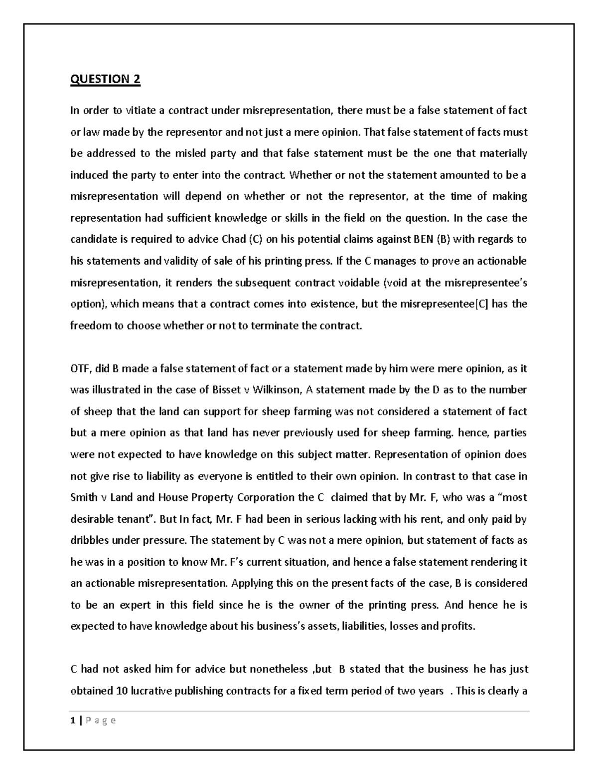 CRL 101 - JURY AND ONLINCE COURTS RESOLUTION - QUESTION 2 In order to ...