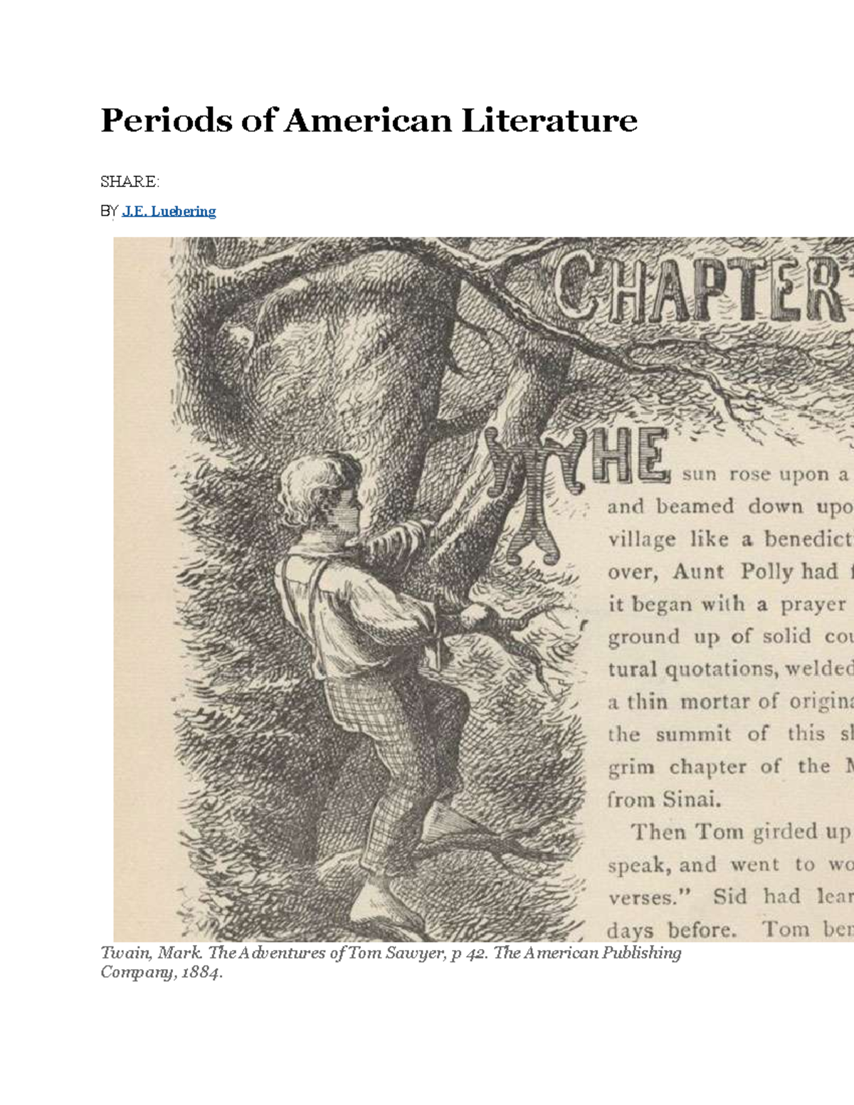 Periods IN American Literature - Periods of American Literature SHARE ...