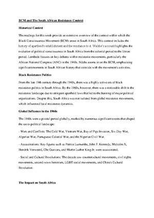 The+BCM+and+Black+Theology+-+ Lecture - Lecture Notes: The BCM and ...