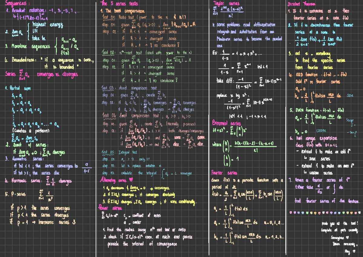 Calculus 2 series and sequences - Warning: Error during font loading: XMLHttpRequest is not ...