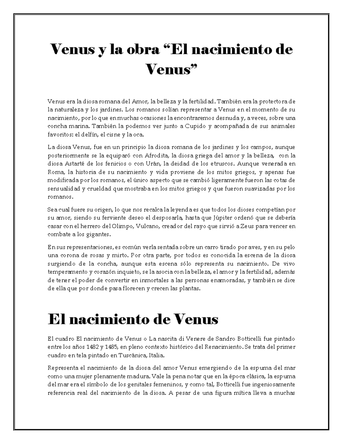Hojas De Trabajo Sobre Datos De Venus Perfil Del Planeta Y Descubrimiento