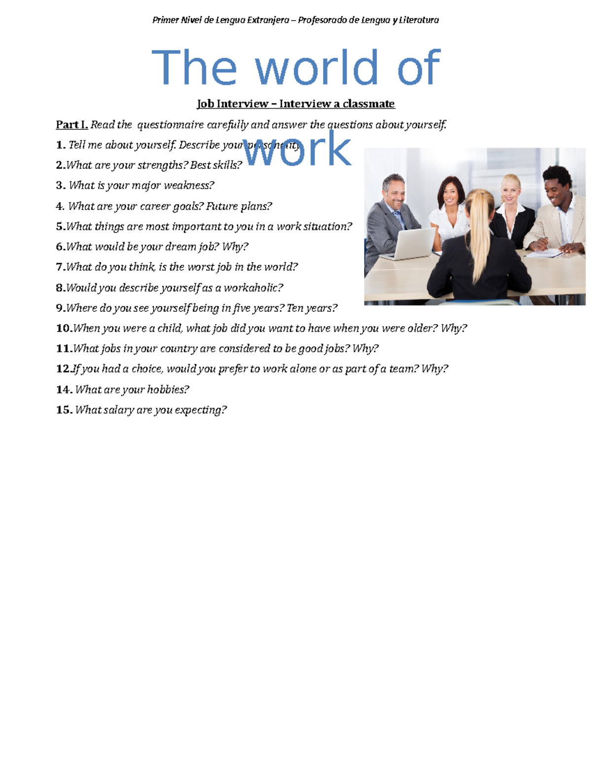 -job-interview part 1 - How to prepare your job interview - Job ...