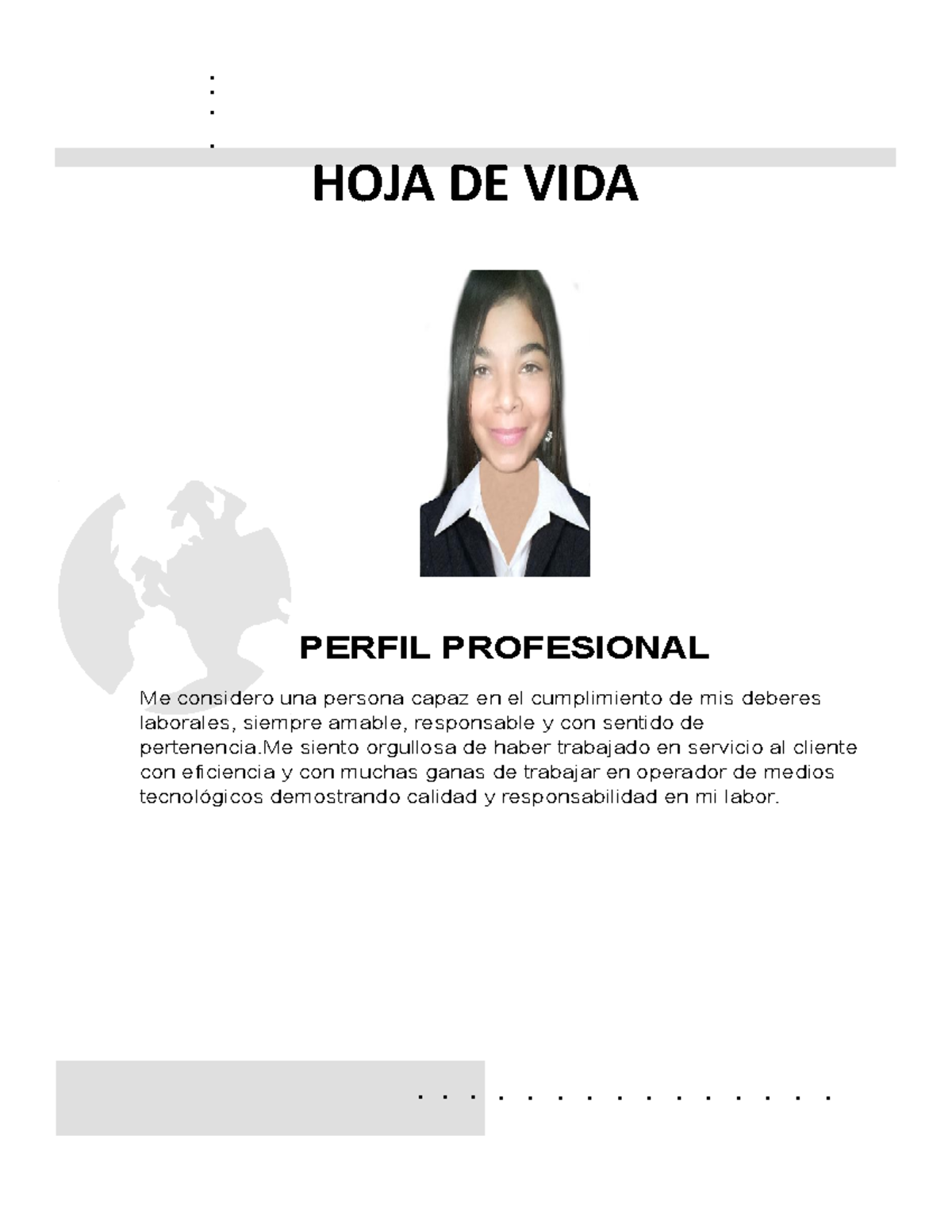 HOJA-DE-VIDA- Tania- Barrios-COBO- Completa Medellin - HOJA DE VIDA . . . PERFIL PROFESIONAL Me ...