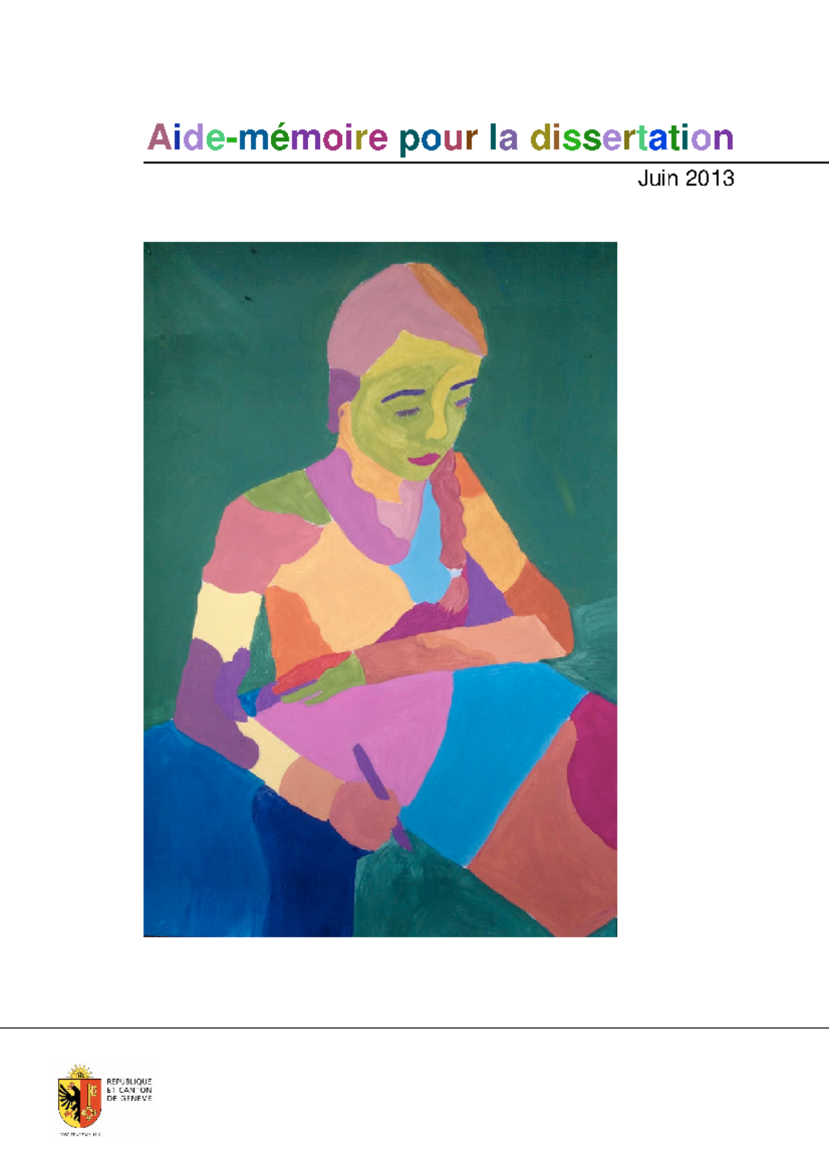 Aide memoire dissert eleves - Aide-mémoire pour la dissertation Juin ...