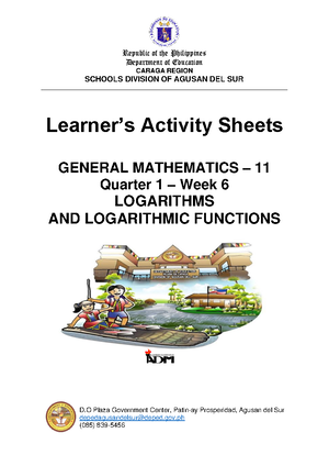 Gen Math Q2 W3 - Learner's Activity Sheets - Republic of the Philippines Department of Education ...