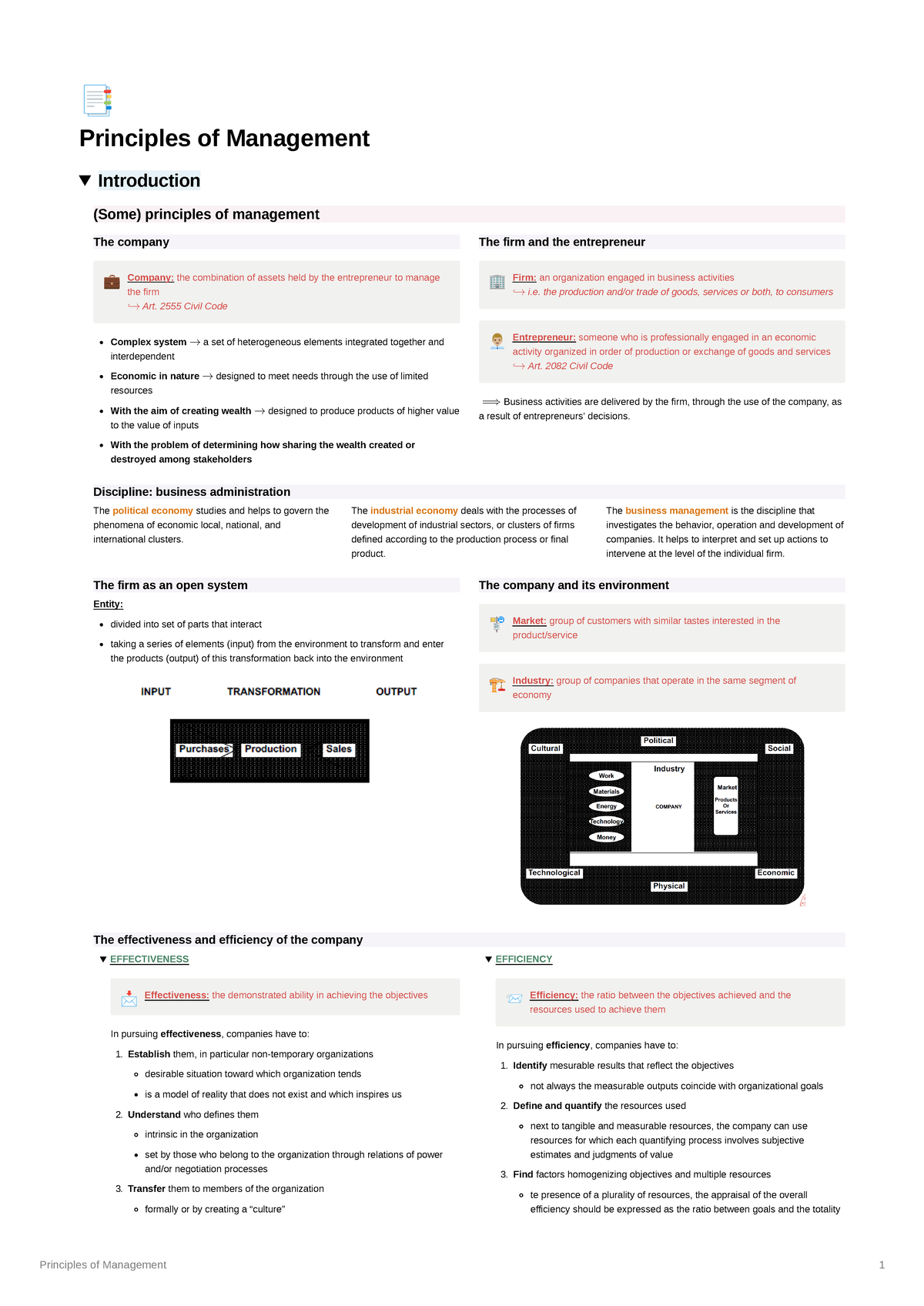 Principles of Management - ¿ Principles of Management Introduction ...