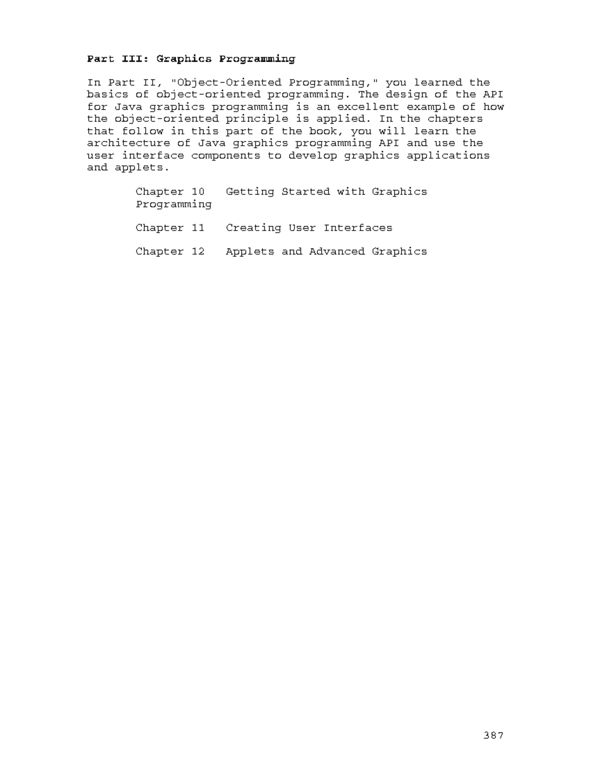 Programming Java Using Jbuilder - Part III - Graphics Programming ...