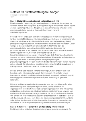 Notater fra Innføring i folkerett - Notater fra "Innføring i folkerett" fredag 4. desember - Studocu