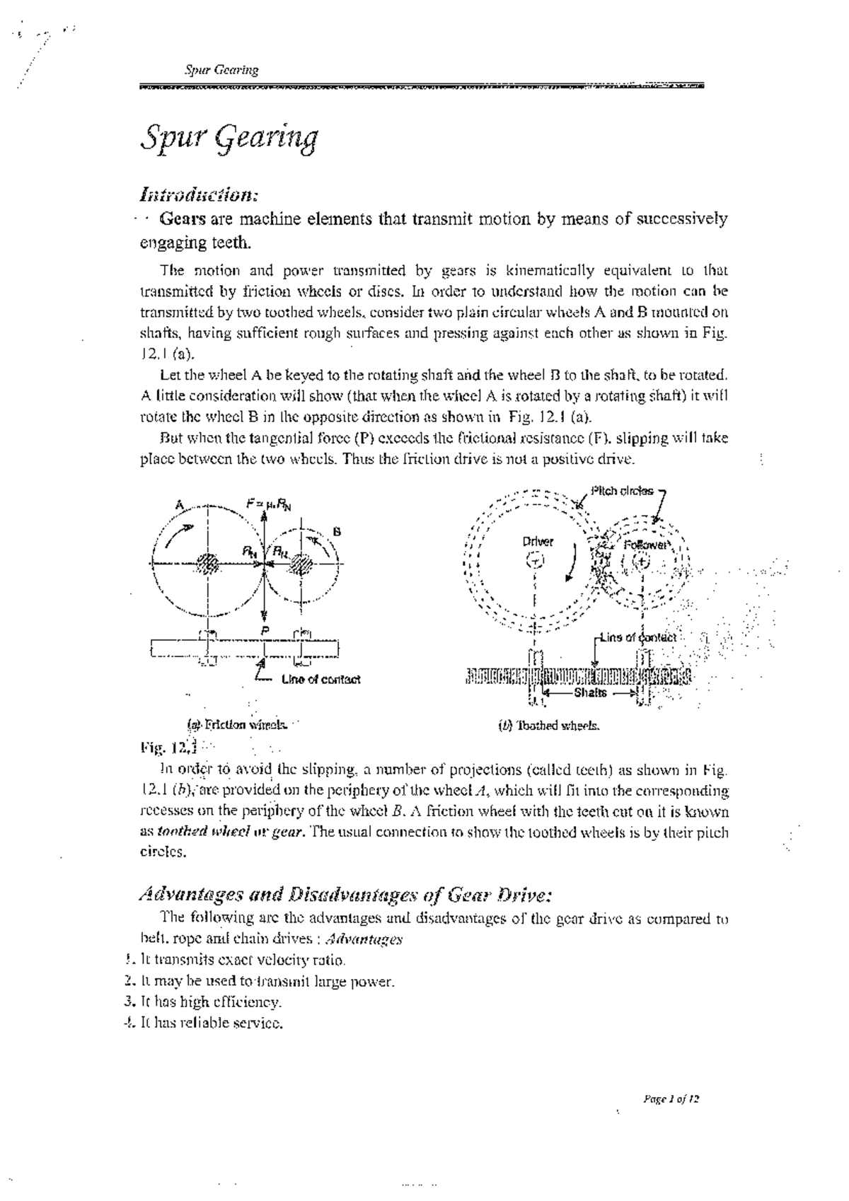 Chapter 3 Spur gear - Studocu