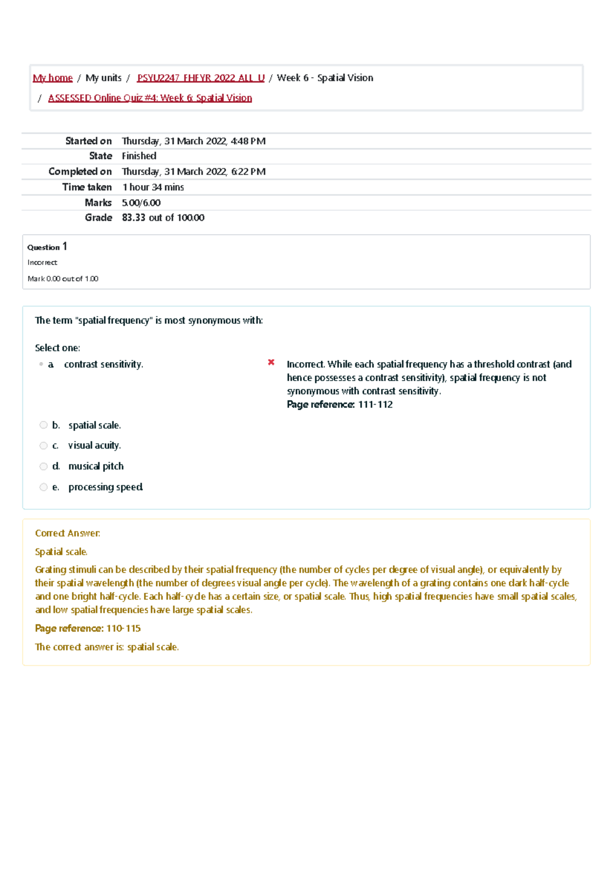 Week 6 Spatial Vision Attempt review - My home/My units/ PSYU2247_FHFYR ...