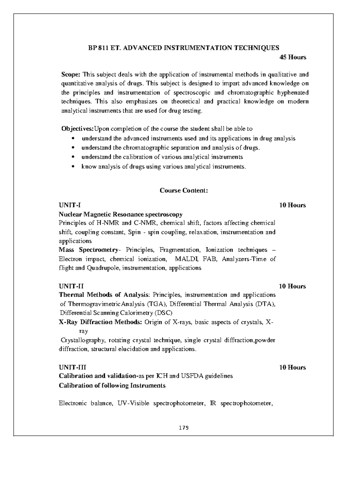 Syllabus AAT (2) 230112 141803 - BP 811 ET. ADVANCED INSTRUMENTATION ...