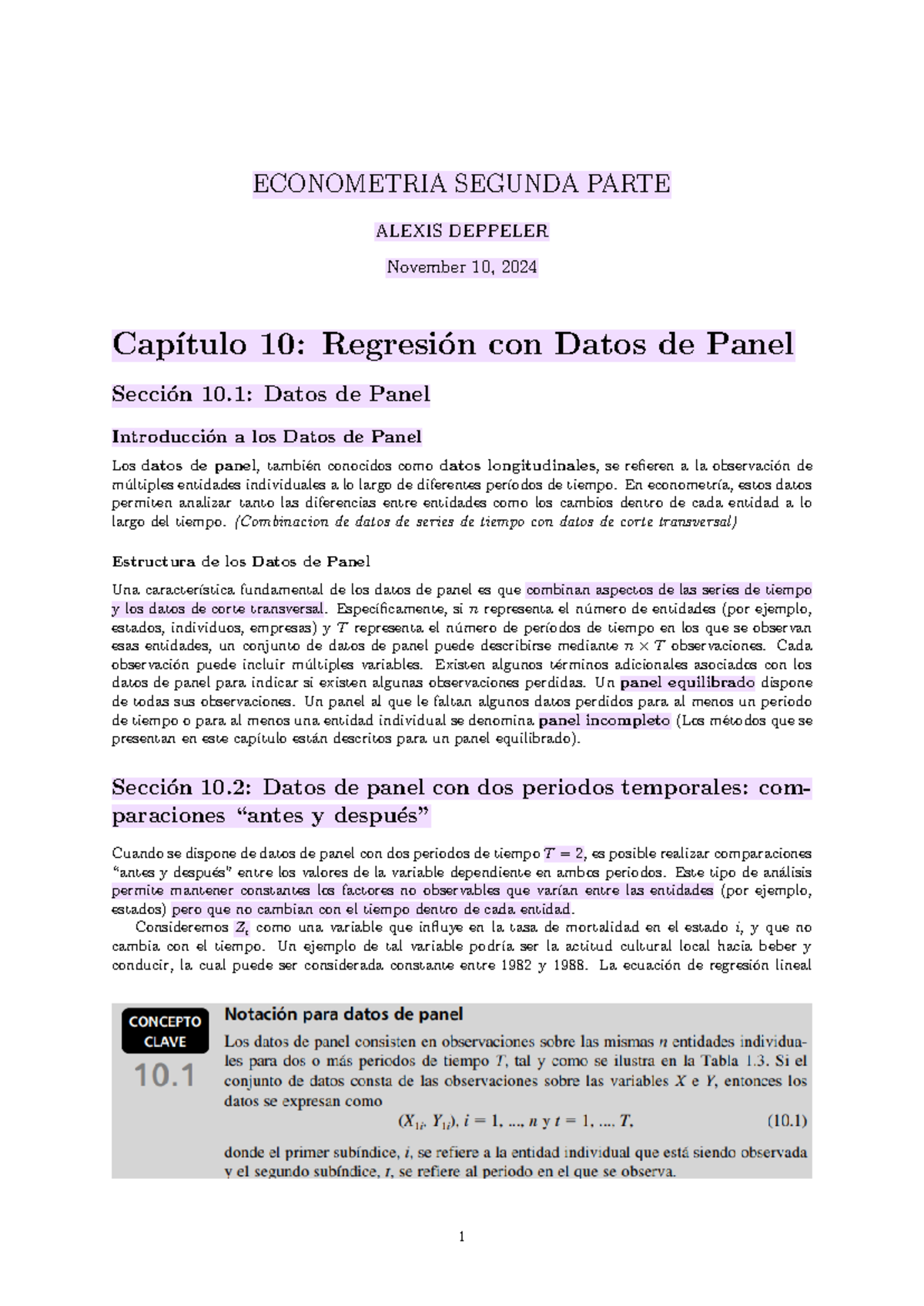 Econometria - Resumen Introduction to Econometrics - ECONOMETRIA SEGUNDA PARTE ALEXIS DEPPELER ...