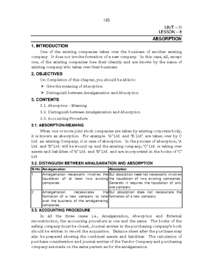 Liquidation – II Statement OF Affairs AND Deficiency Account ...