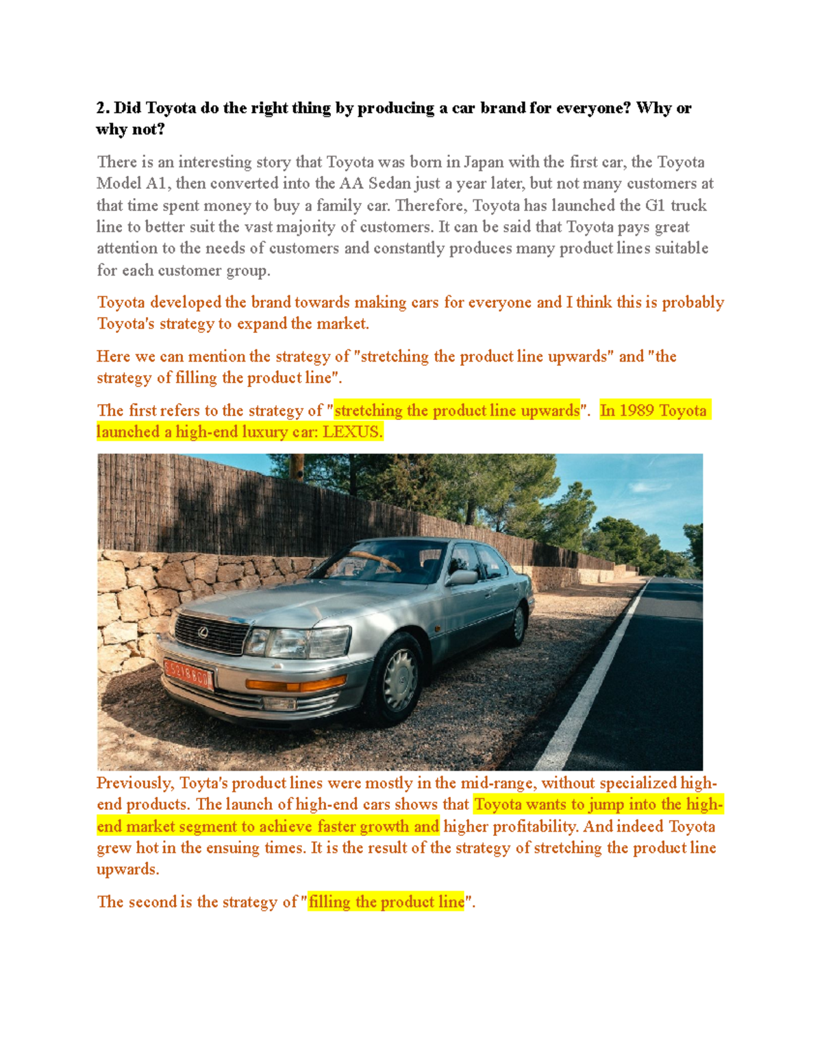 Toyota-q2 - Toyota-q2 - Did Toyota do the right thing by producing a ...