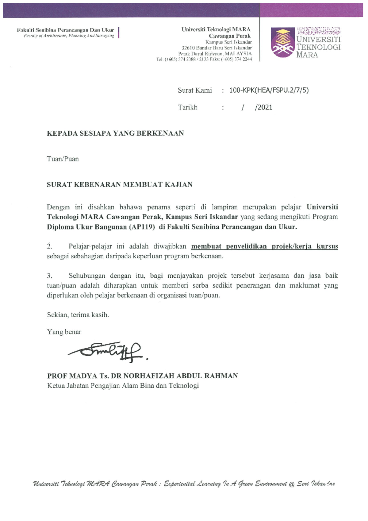 Surat SITE AP119 - want to see the example of maintenance schedule of ...