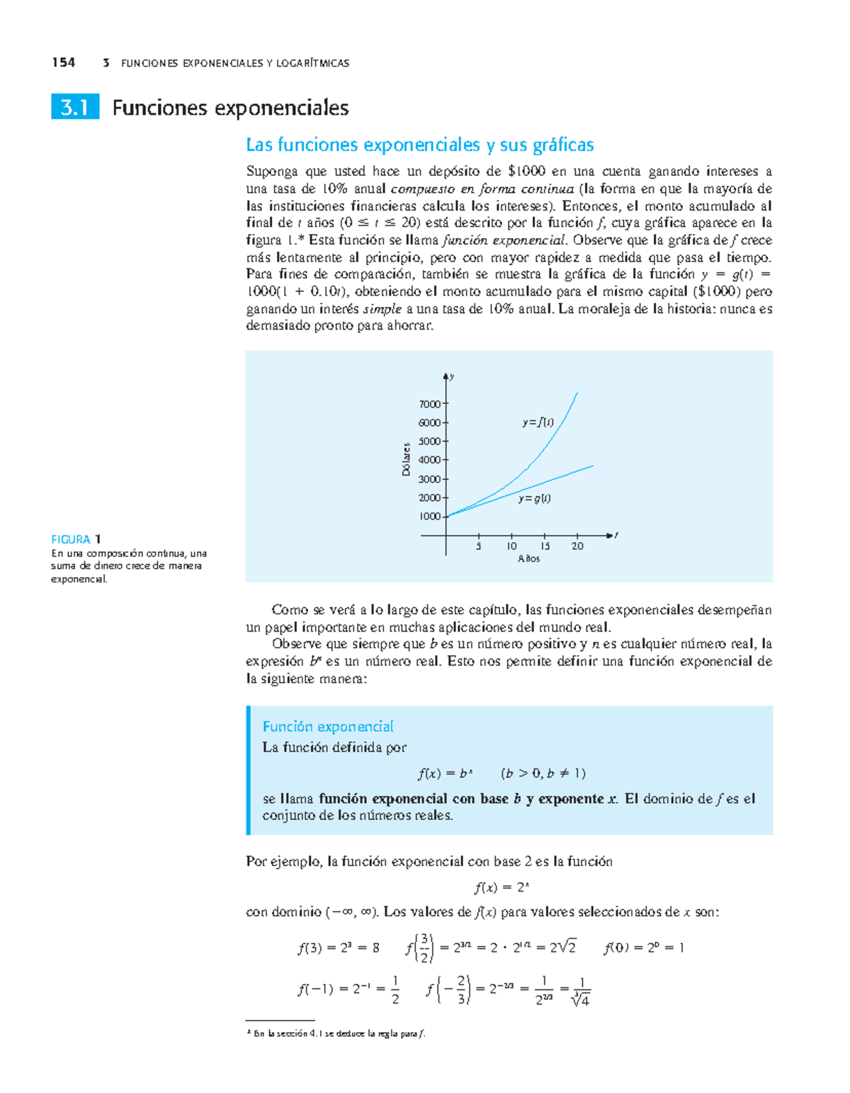 9- Funciones Exponenciales Y Logaritmicas - 154 3 FUNCIONES EXPONENCIALES Y LOGARÍTMICAS Por ...