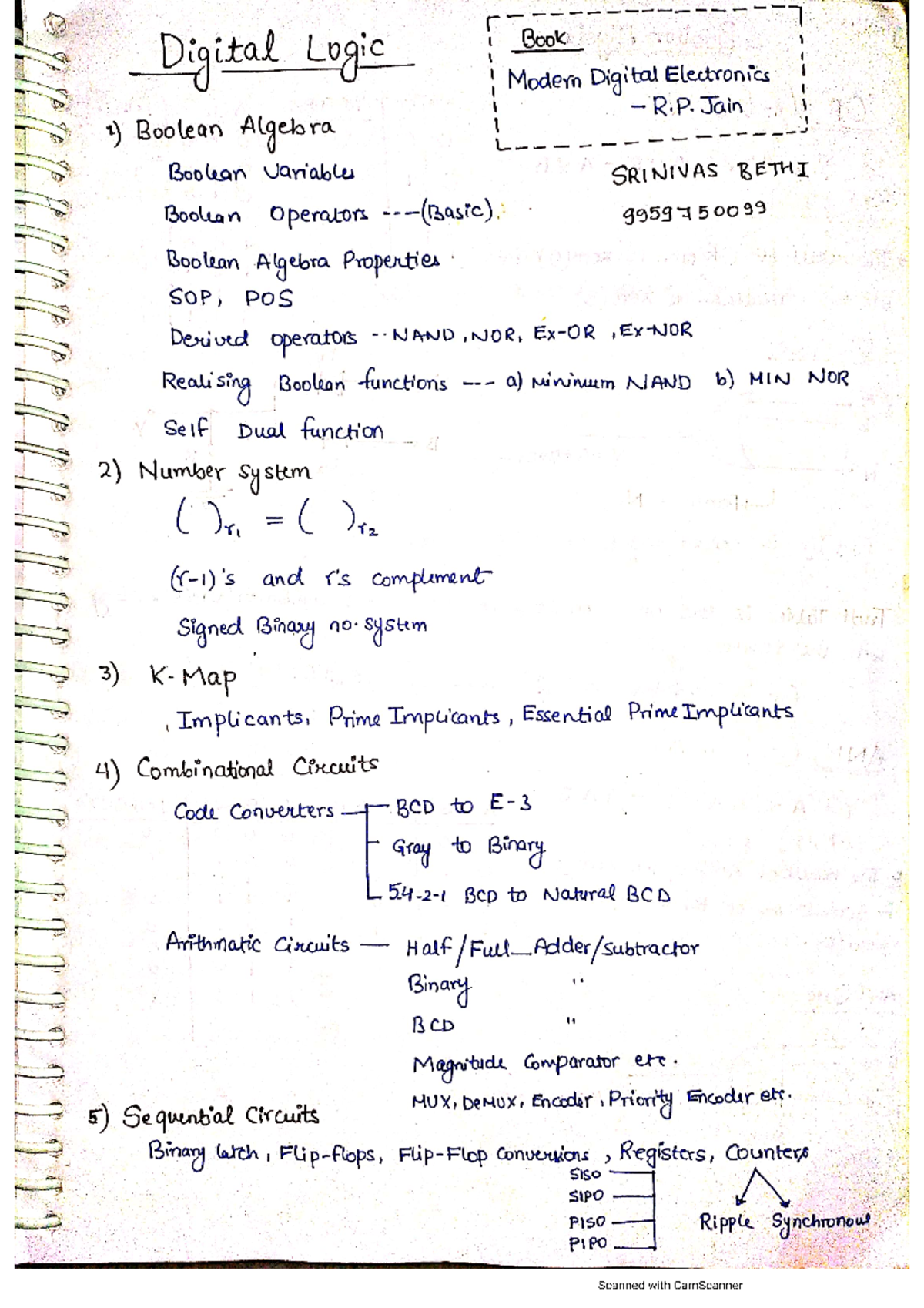 Digital Logic - B.tech - Studocu