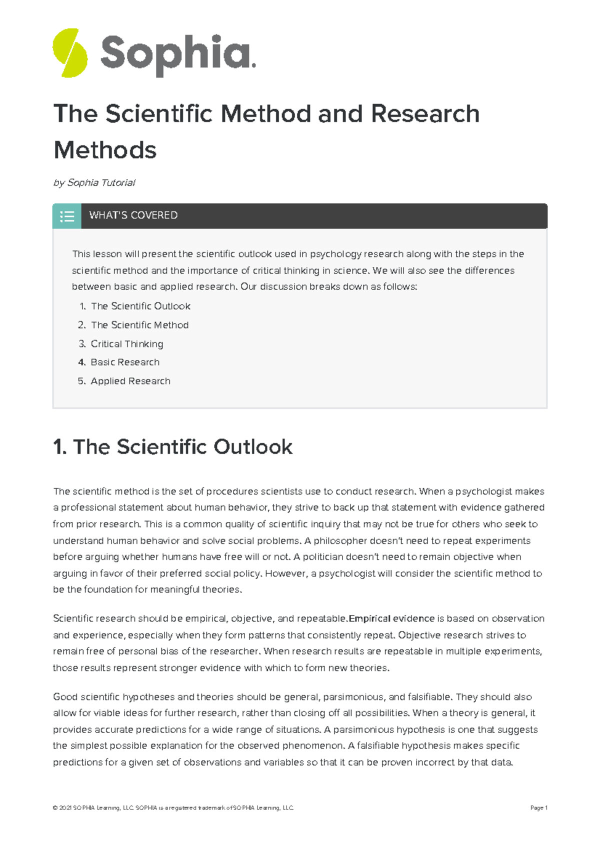 The-scientific-method-and-research-methods - The Scientific Method and ...