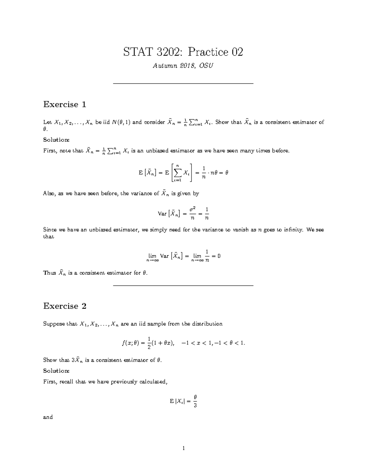 Pp-02-soln - STAT 3202: Practice 02 - STAT 3202: Practice 02 Autumn ...