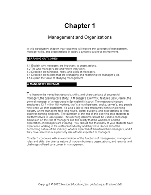 INTRODUCTION TO MANAGEMENT BOOK exercise solutions - Book: Introduction ...