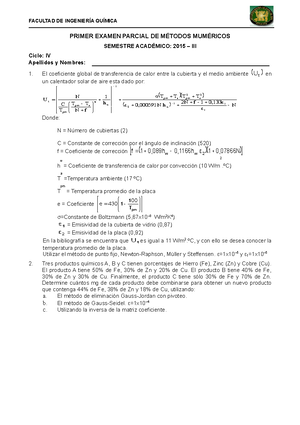 Metodos - Practicas resueltas - Métodos Numéricos - Studocu
