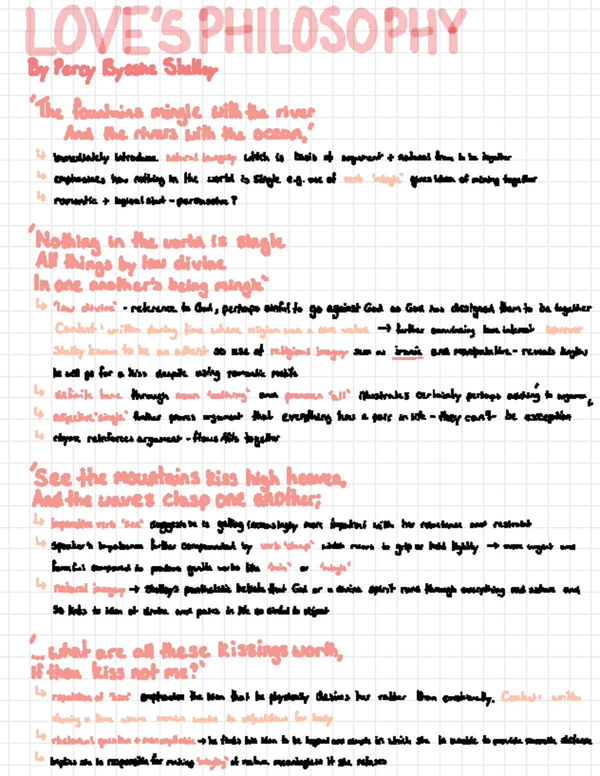 Love's Philosophy Quotes and Analysis - By Percy Bysshe Shelley The ...