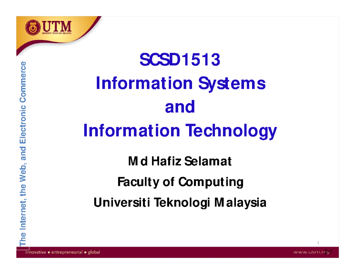 Notes for Chapter 02-The+Internet,+the+Web,+and+Electronic+Commmmerce ...