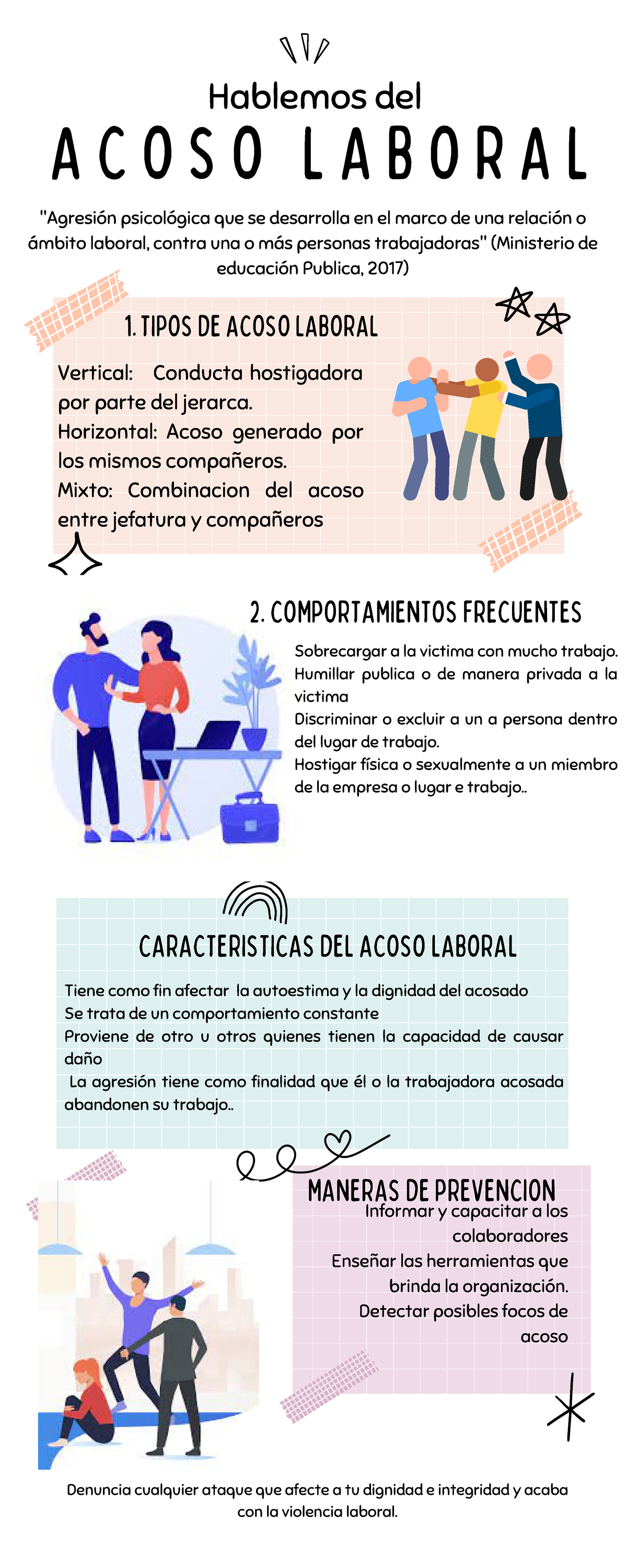 Infografia acoso laboral - A C O S O L A B O R A L Informar y capacitar ...