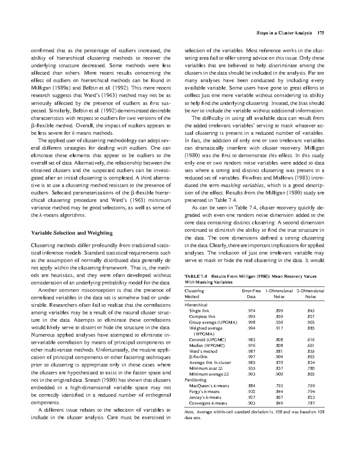 Irving B. Weiner Research methods in psycholog-68 - Steps in a Cluster ...
