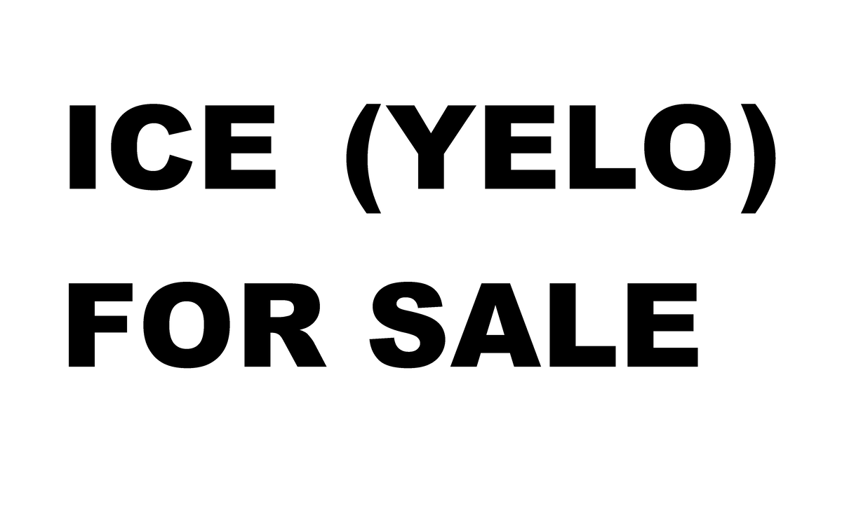Yeklo - Nothing - Computer Programming - ICE (YELO) FOR SALE ICE (YELO ...
